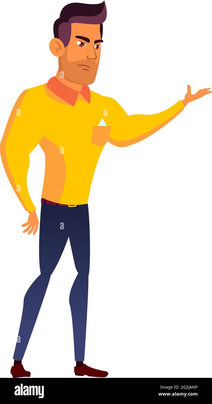 Serious and chilling Stock Vector Images - Alamy