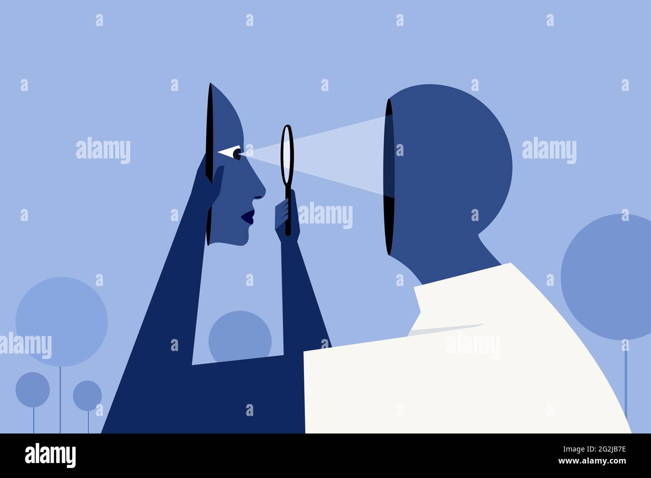 Schizophrenia magnify hi-res stock photography and images - Alamy