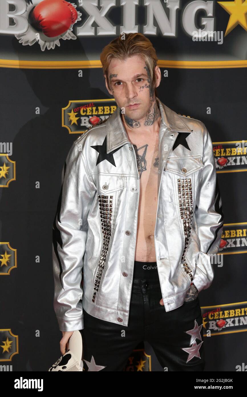 Atlantic City, NJ, USA. 11th June, 2021. Aaron Carter Pictured on the ...