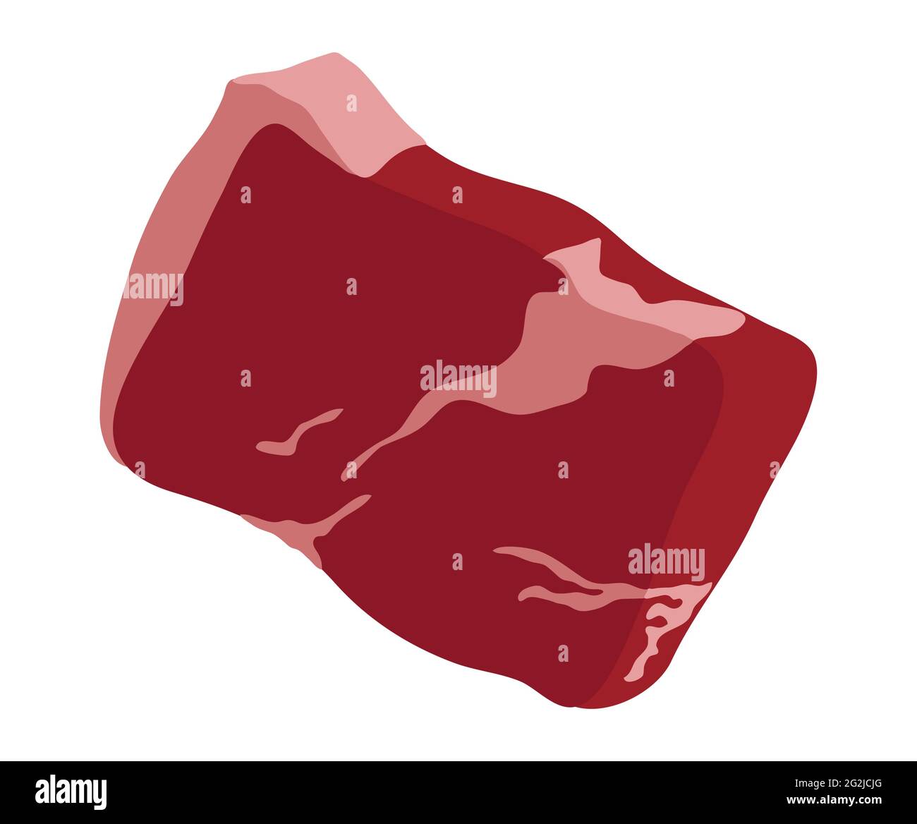 Raw steak cutout Stock Vector Images - Alamy