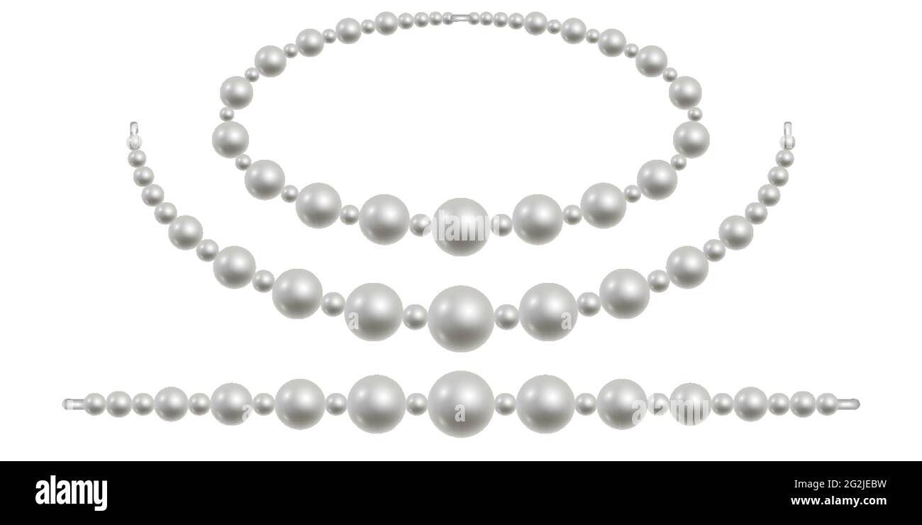 Pearl Necklace Vector