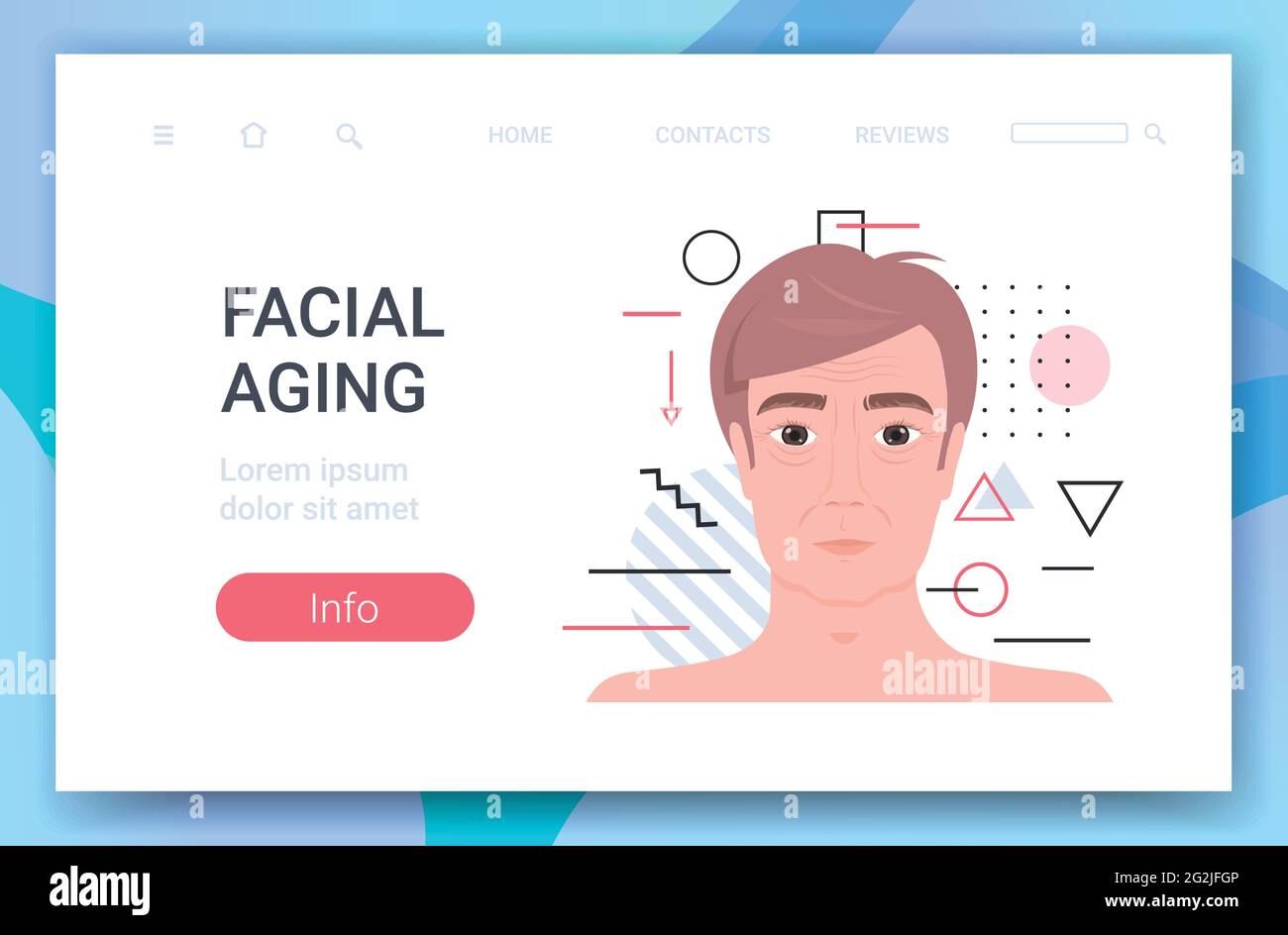 Portrait mature man face Stock Vector Images - Alamy