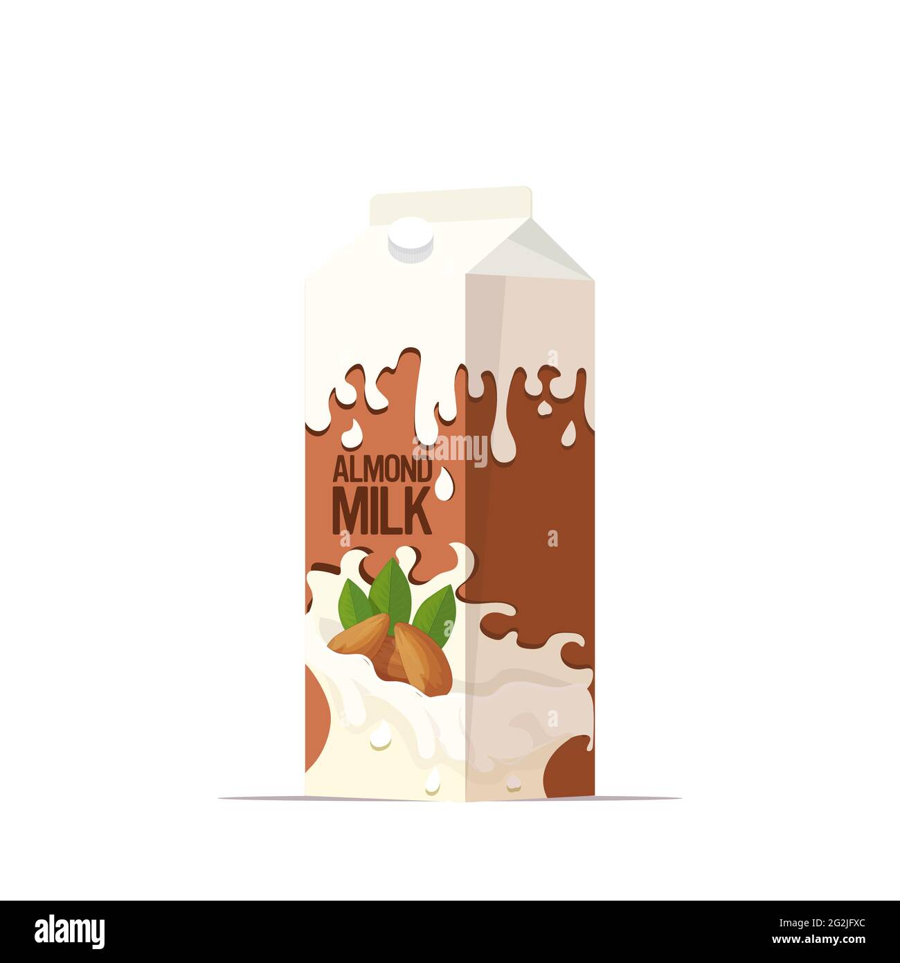 Plant based dessert Stock Vector Images - Alamy