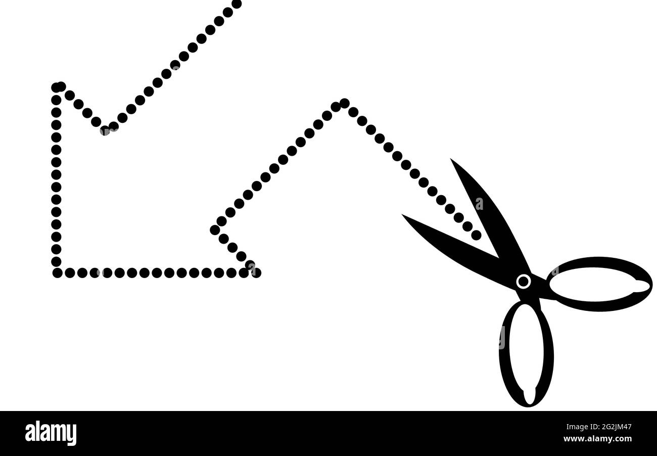 Dotted arrow symbol hi-res stock photography and images - Alamy