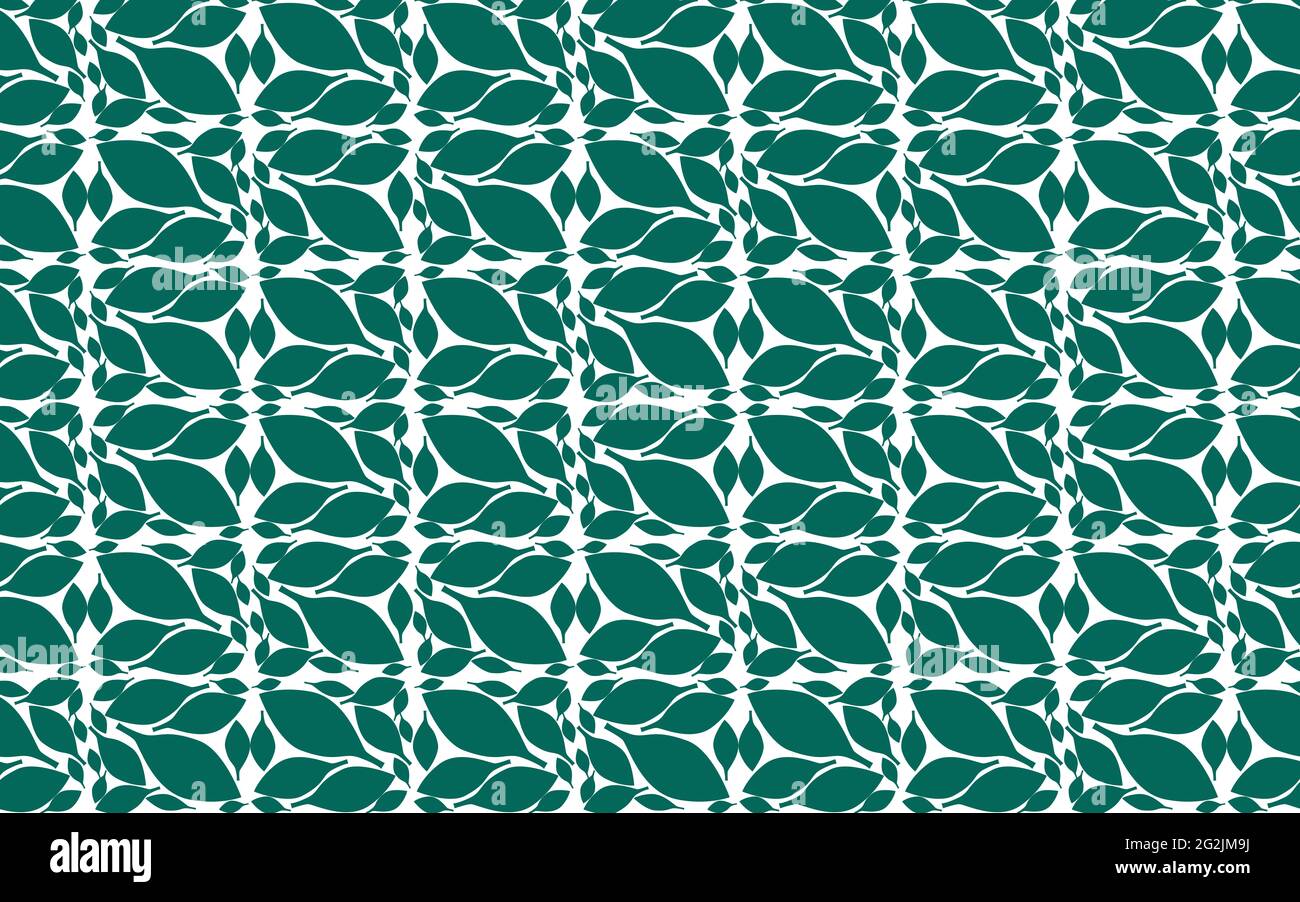 Leaves pattern with endless background, 3D rendering Stock Photo - Alamy