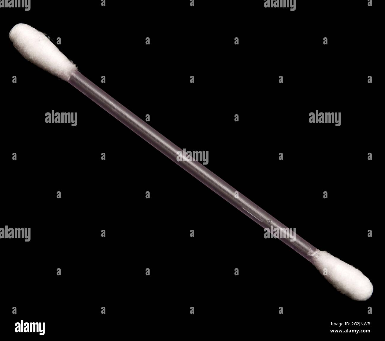 Ear stick isolated on black background Stock Photo - Alamy