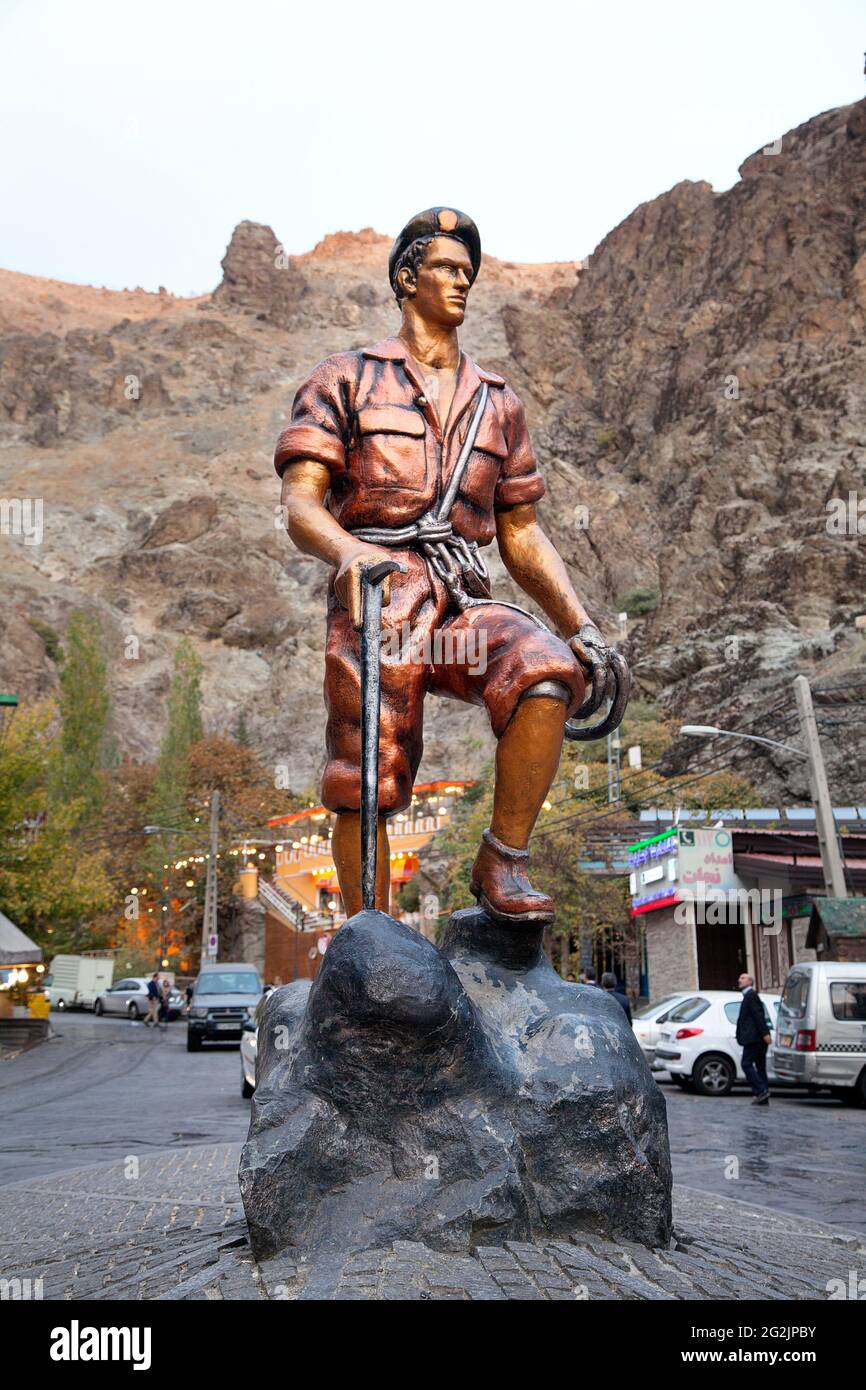 Monument on darband square in tehran hi-res stock photography and ...