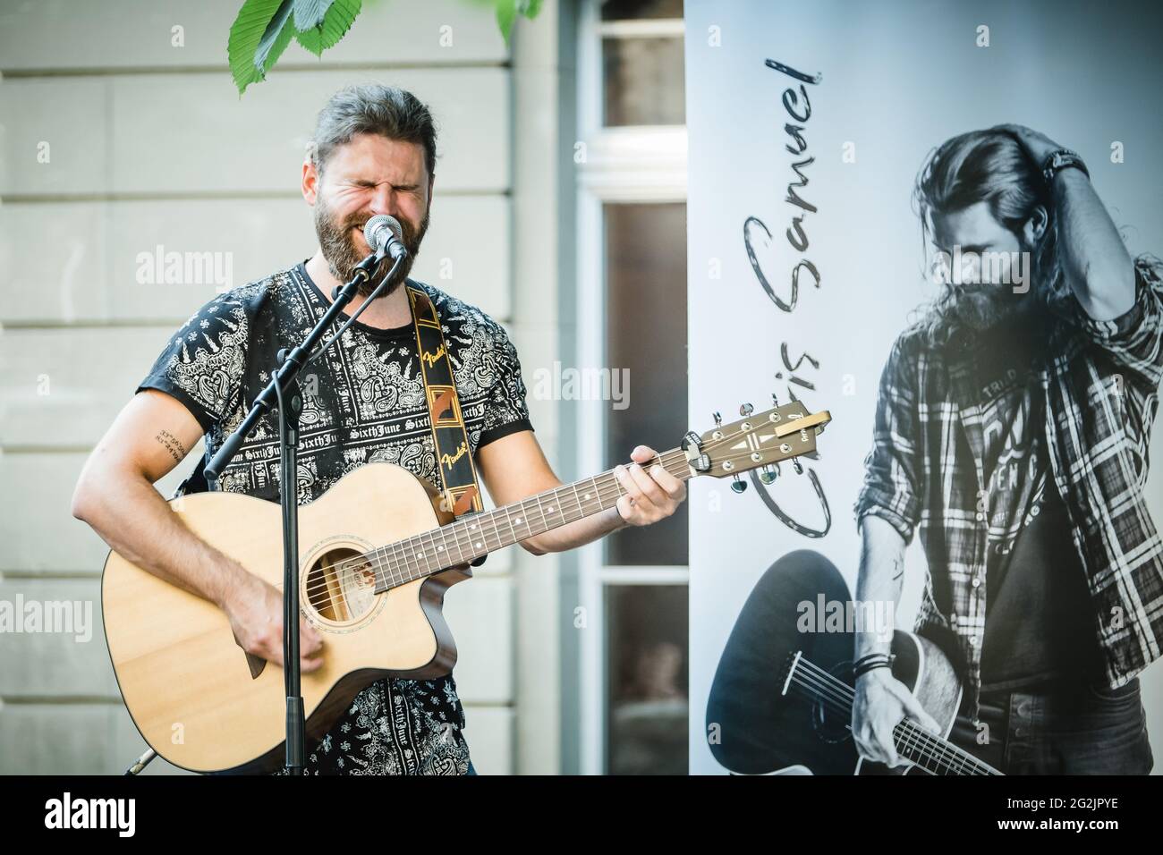 Bern, Switzerland. 11th June, 2021. The Swiss-American singer, musician ...