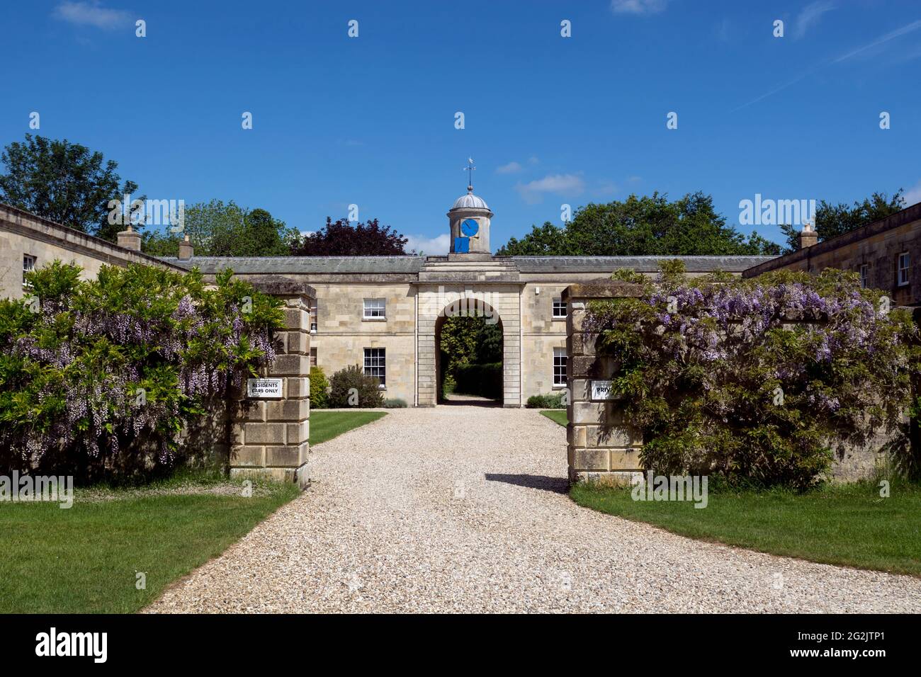 The former stables, Bletchingdon Park, Oxfordshire, England, UK Stock ...