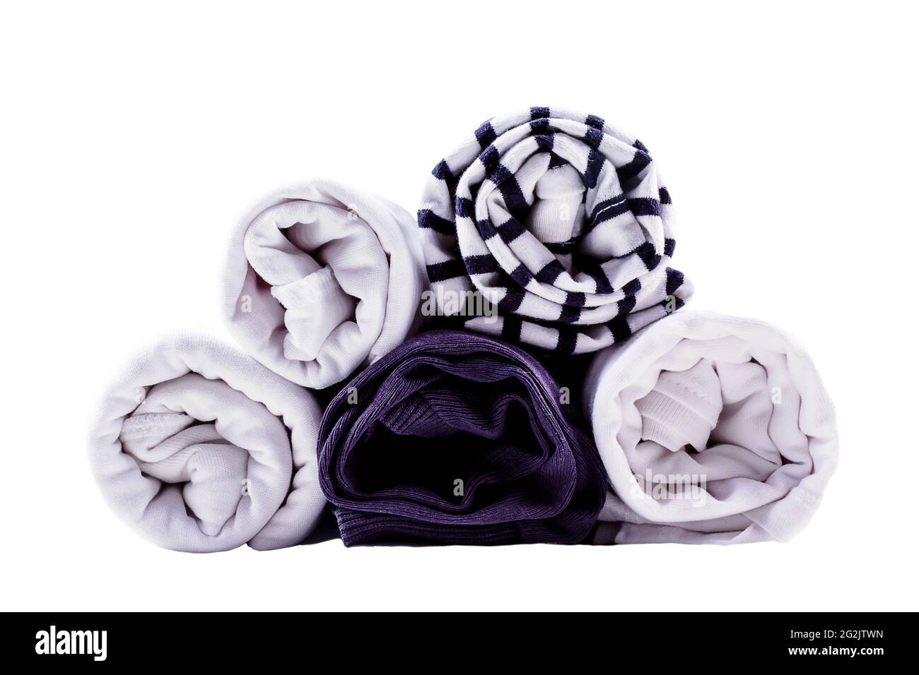 Rolled clothes suitcase High Resolution Stock Photography and Images ...