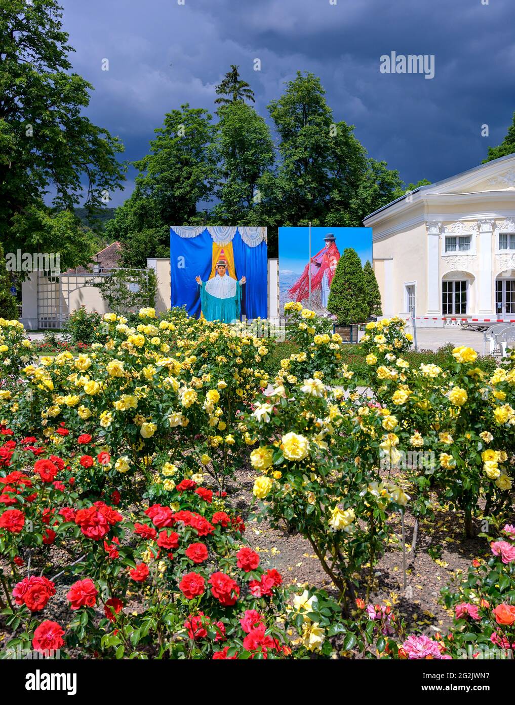 installation of pictures for the exhibition LaGacilly-Baden from June ...