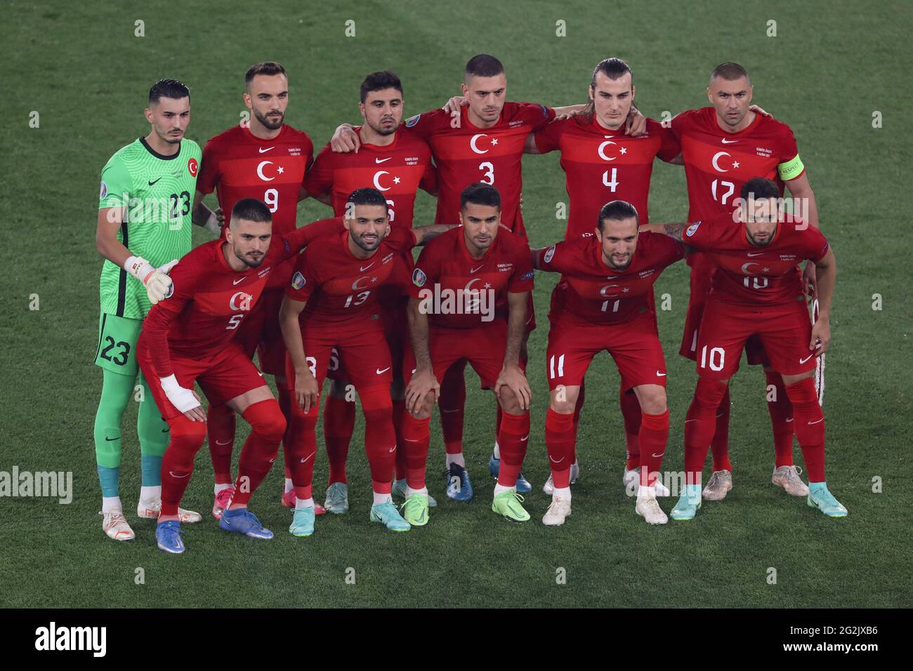 Turkey team group l r back row hi-res stock photography and images - Alamy