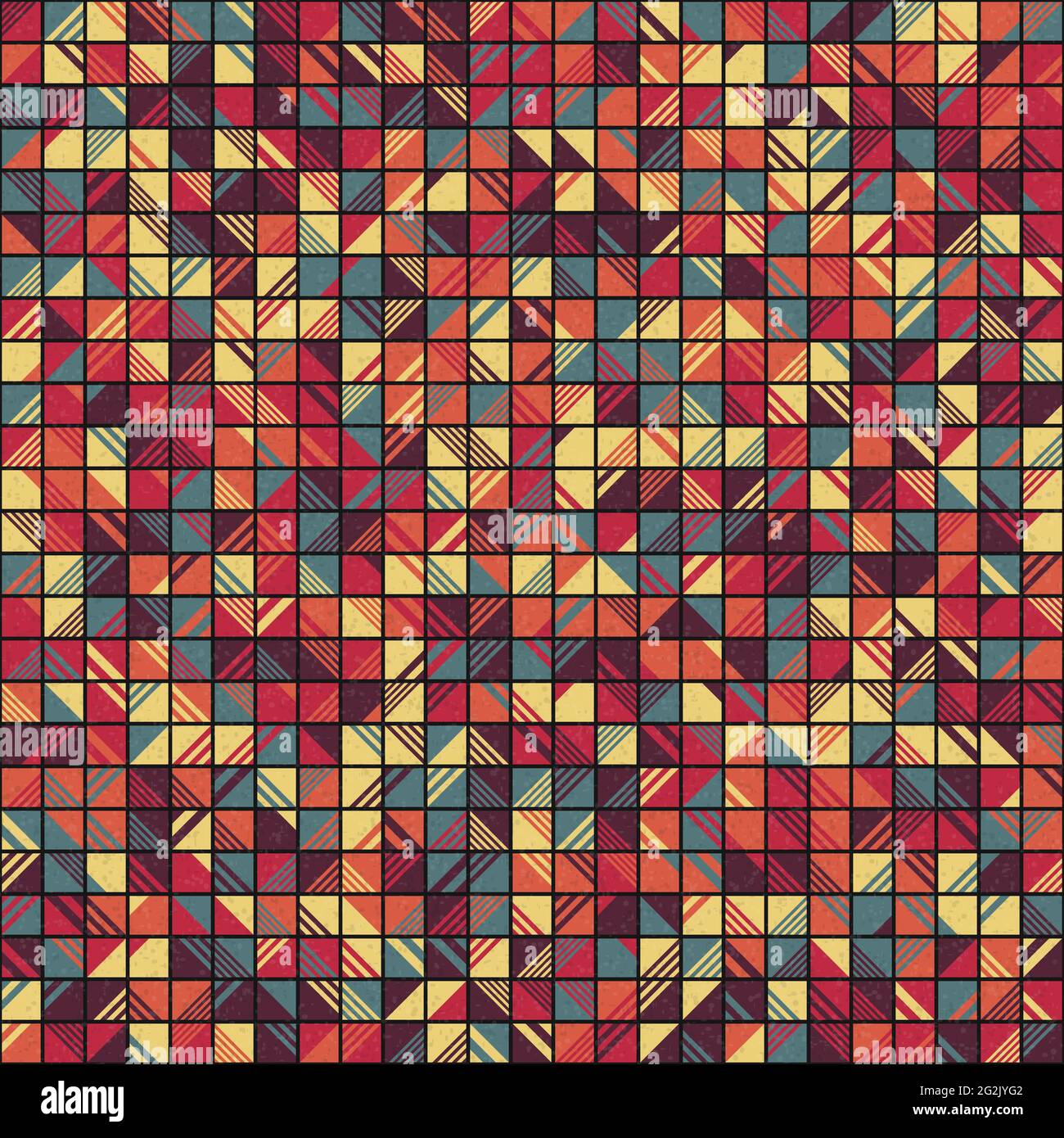 Abstract Geometrical generative computational art illustration Stock ...