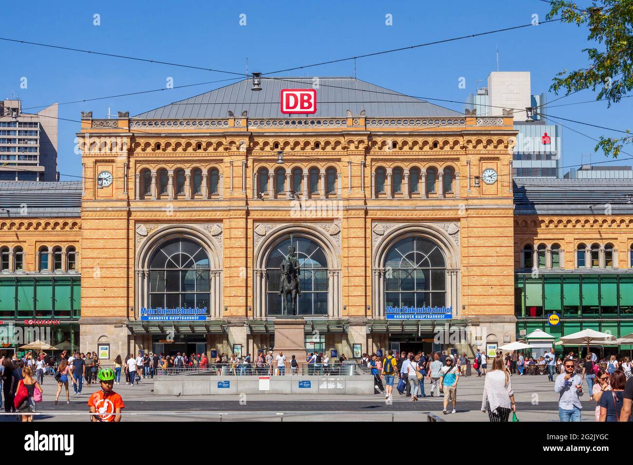 Main train station and bahnhofstrasse at hi-res stock photography and ...