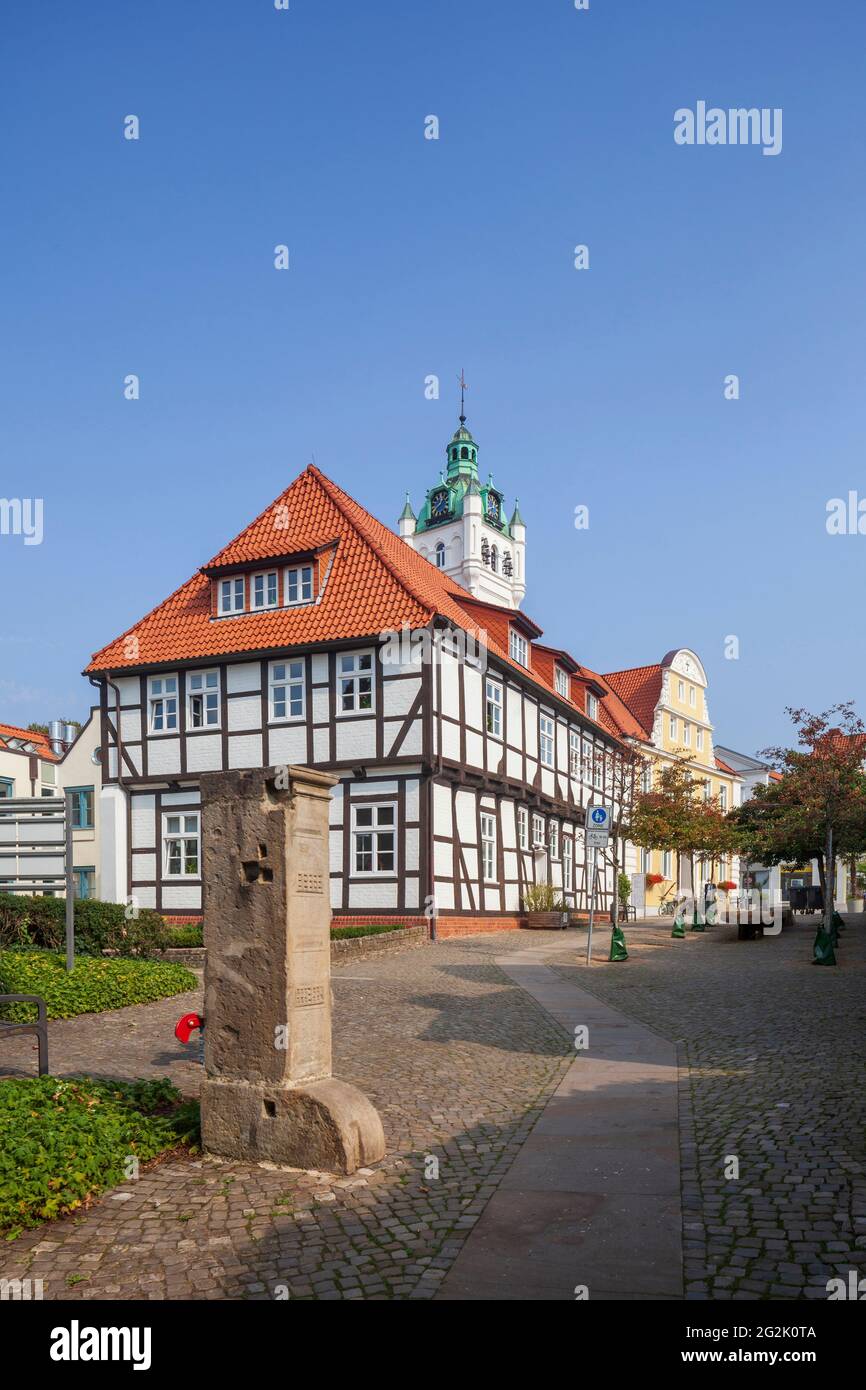Town hall extension, Verden Town Hall, Verden, Lower Saxony, Germany ...