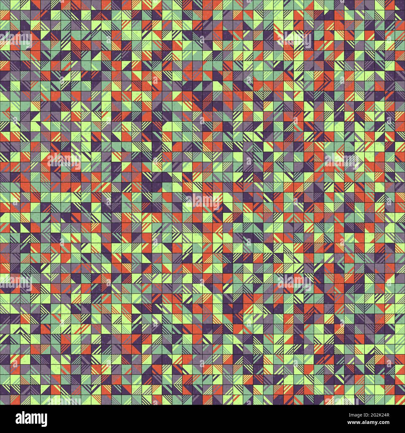 Abstract Geometrical generative computational art illustration Stock ...