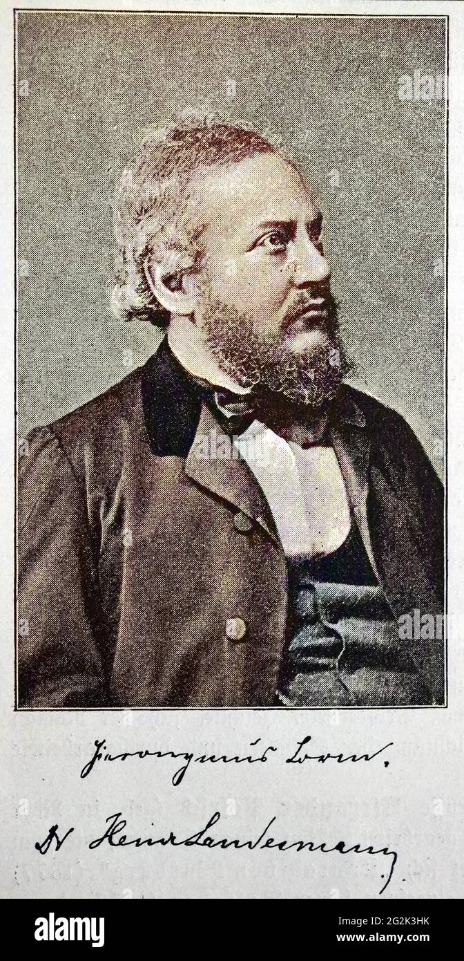 Hieronymus Lorm, Heinrich Landesmann, 9. August 1821 - 3. Dezember 1902 ...