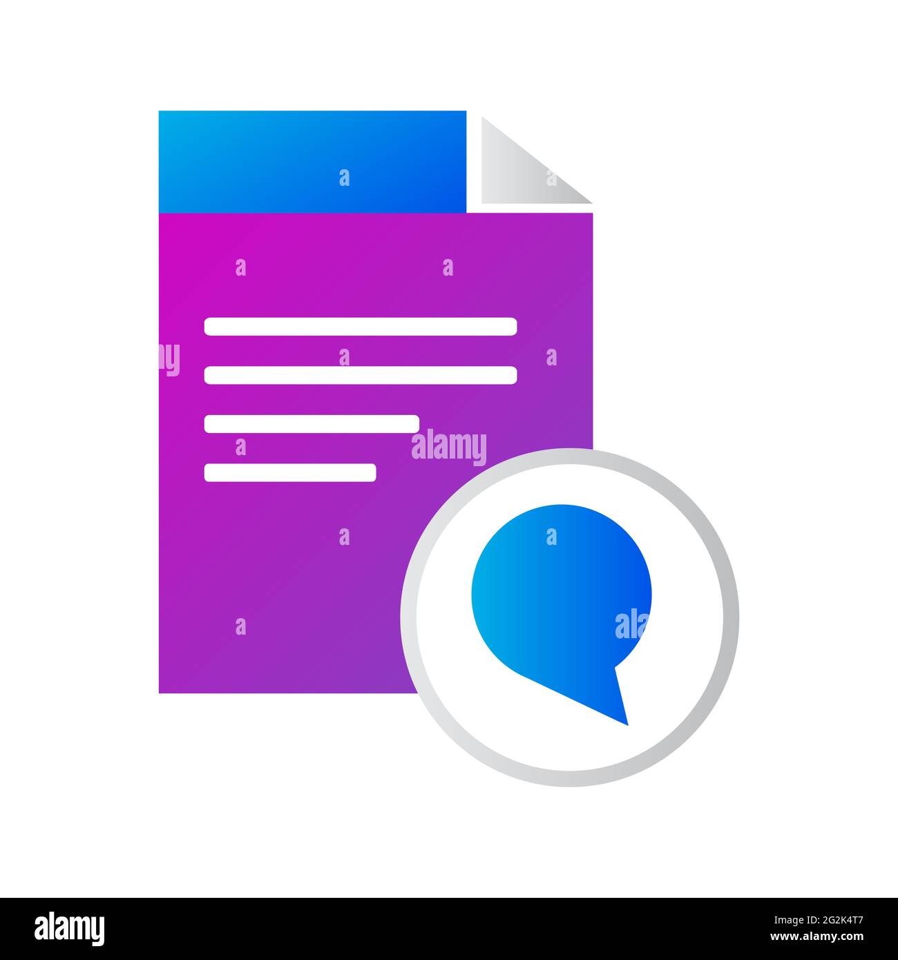 file icon. file with chat icon. gradient style vector icon concept ... file icon. file with chat icon. gradient style vector icon concept ...