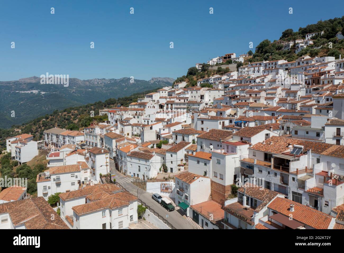 Municipality of Jubrique in the comarca of the Genal valley, Andalusia ...