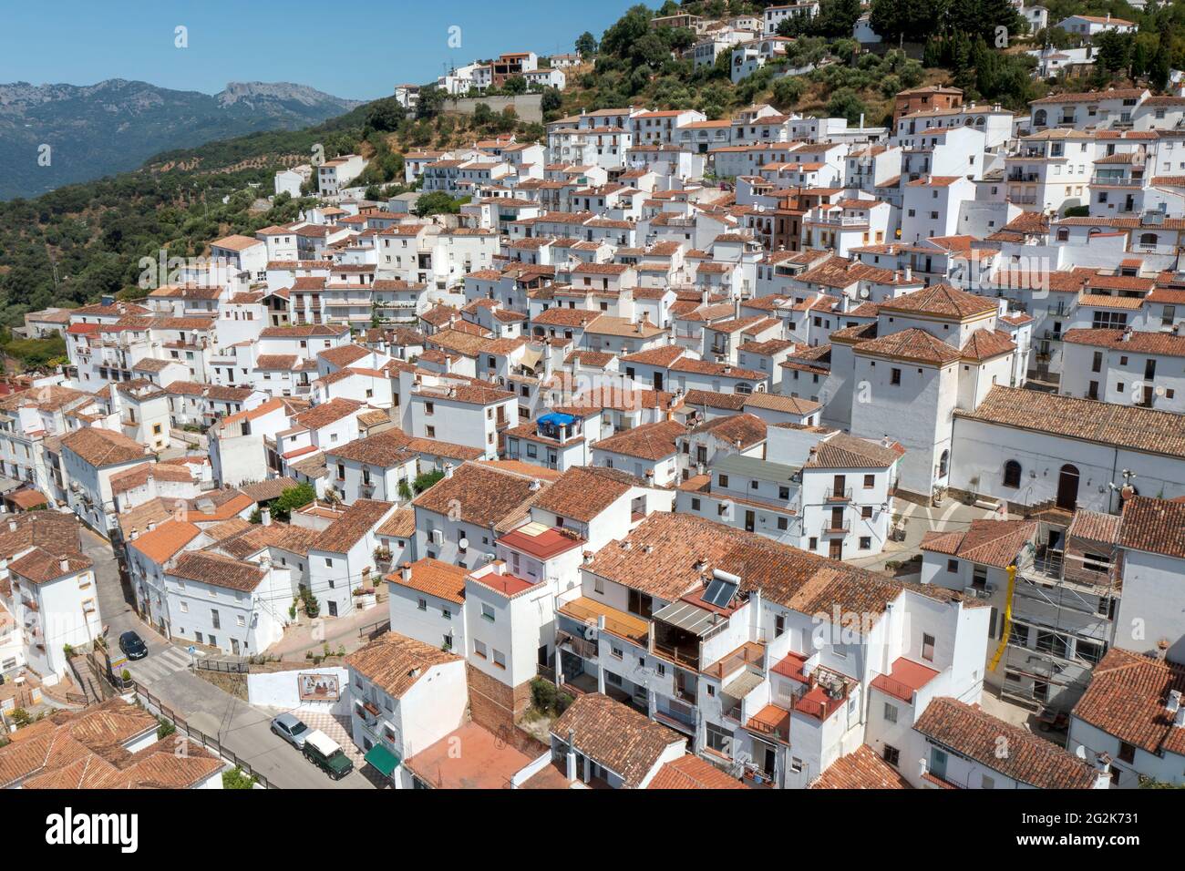 Municipality of Jubrique in the comarca of the Genal valley, Andalusia ...
