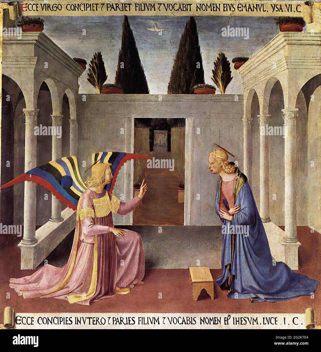 Fra angelico the annunciation hi-res stock photography and images - Alamy