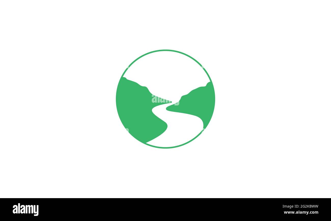 River Icon Vector