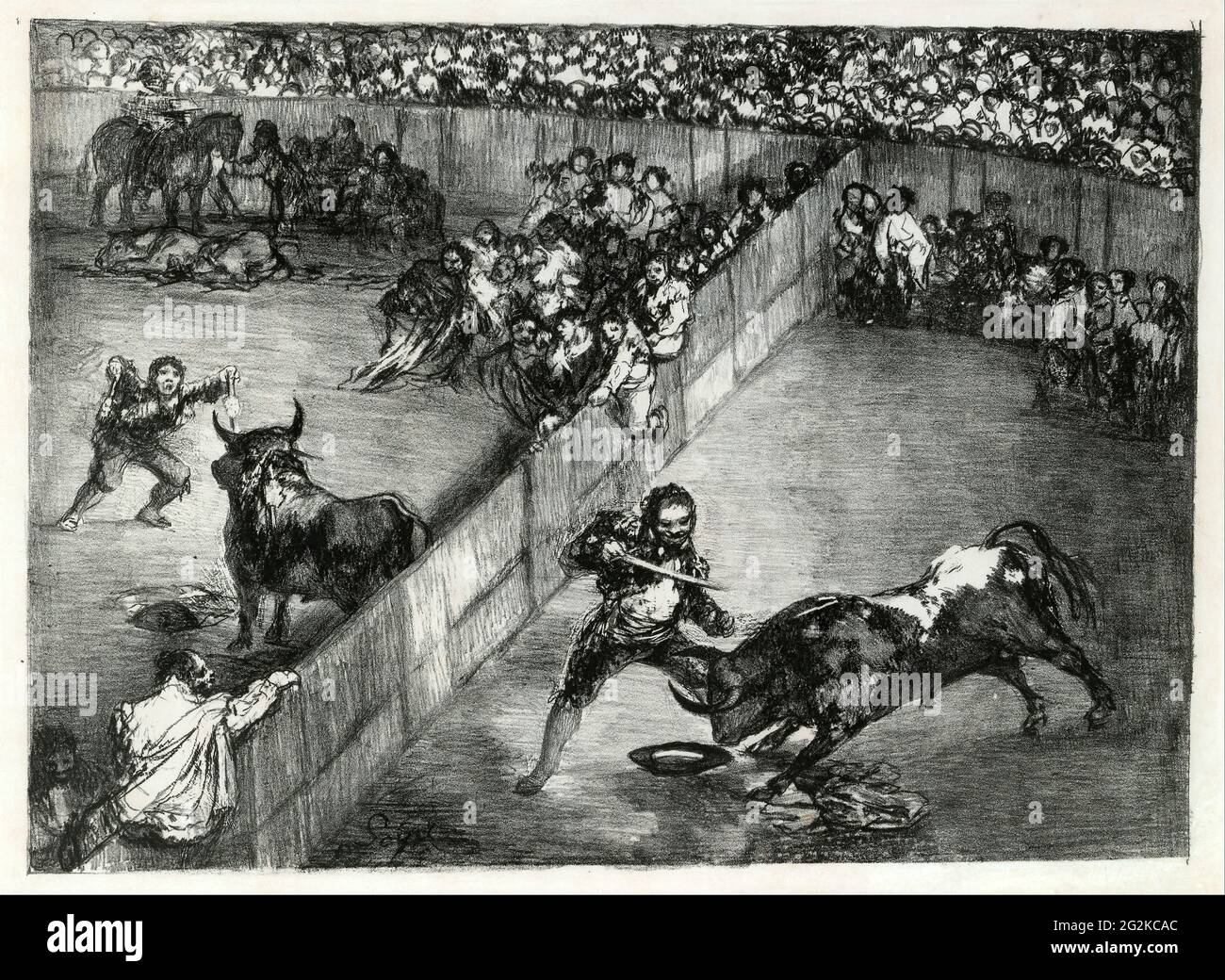 Francisco de goya bullfight hi-res stock photography and images - Alamy