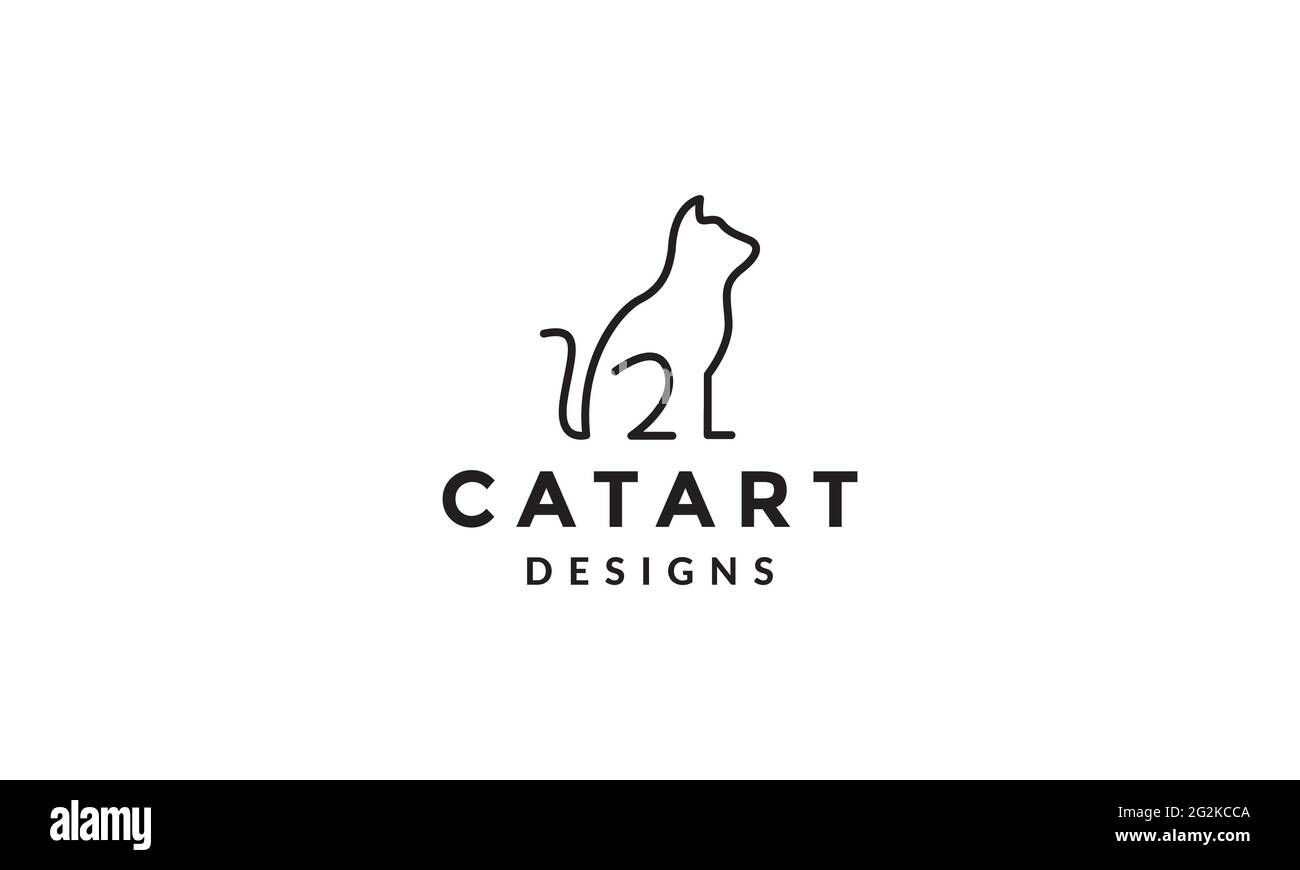 Pussycat logo Stock Vector Images - Alamy