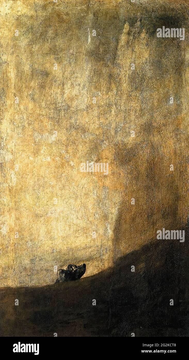 The dog by francisco goya hi-res stock photography and images - Alamy