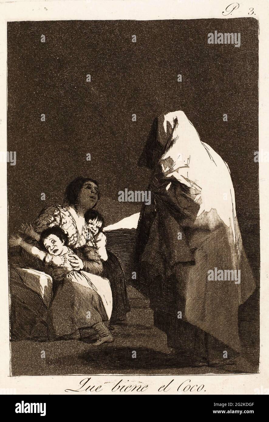 Francisco De Goya - Here Comes the Bogey Man Stock Photo - Alamy