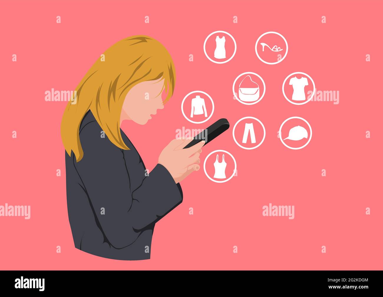 Girl shoes store Stock Vector Images - Alamy