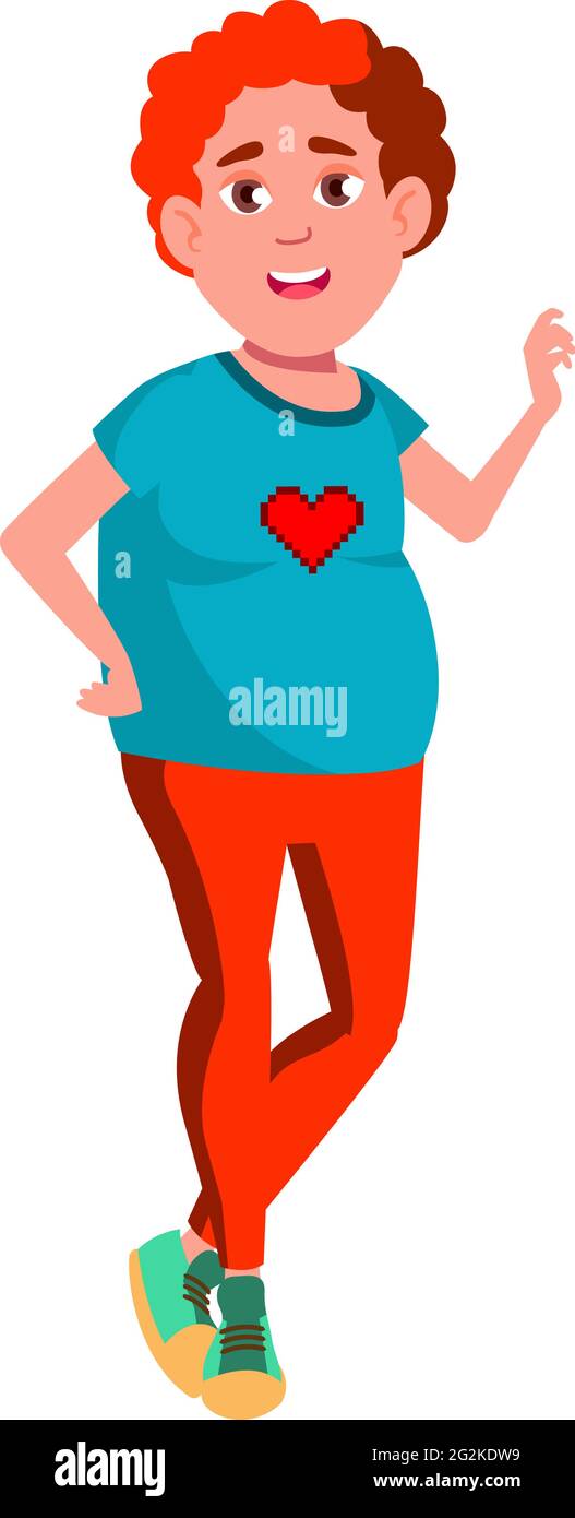 oversize young boy speaking with friends in school cartoon vector Stock ...