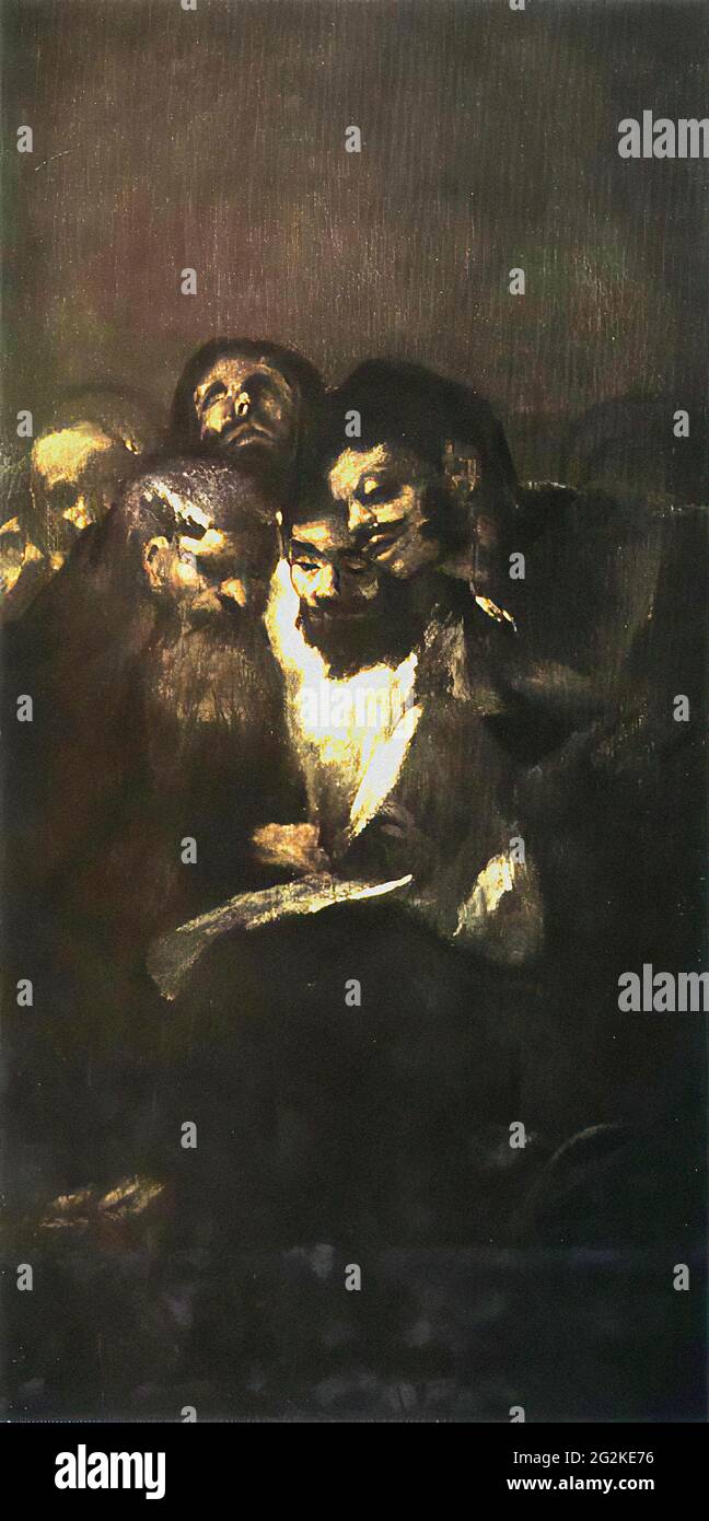 Francisco de goya the reading hi-res stock photography and images - Alamy