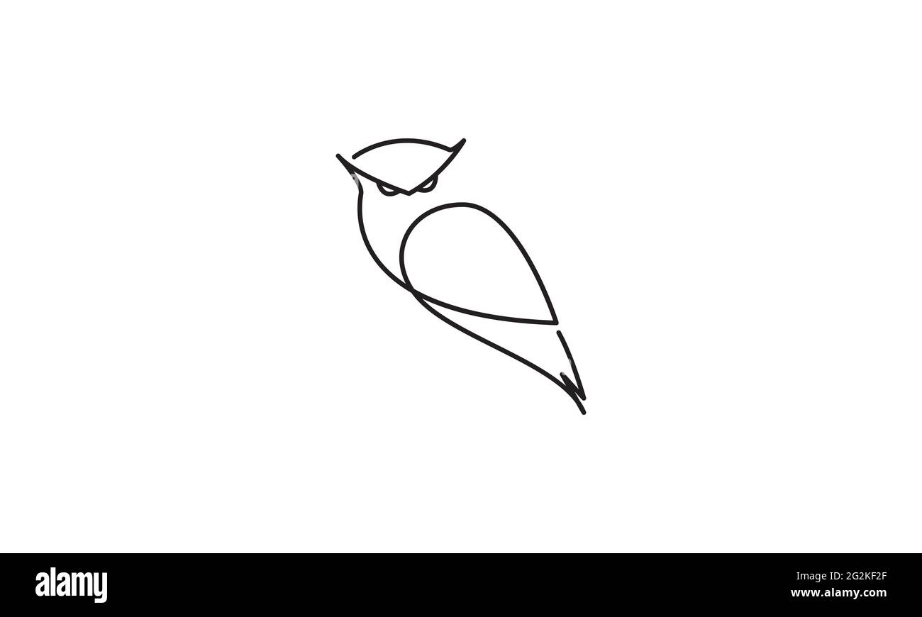 Line Drawings Of Owls