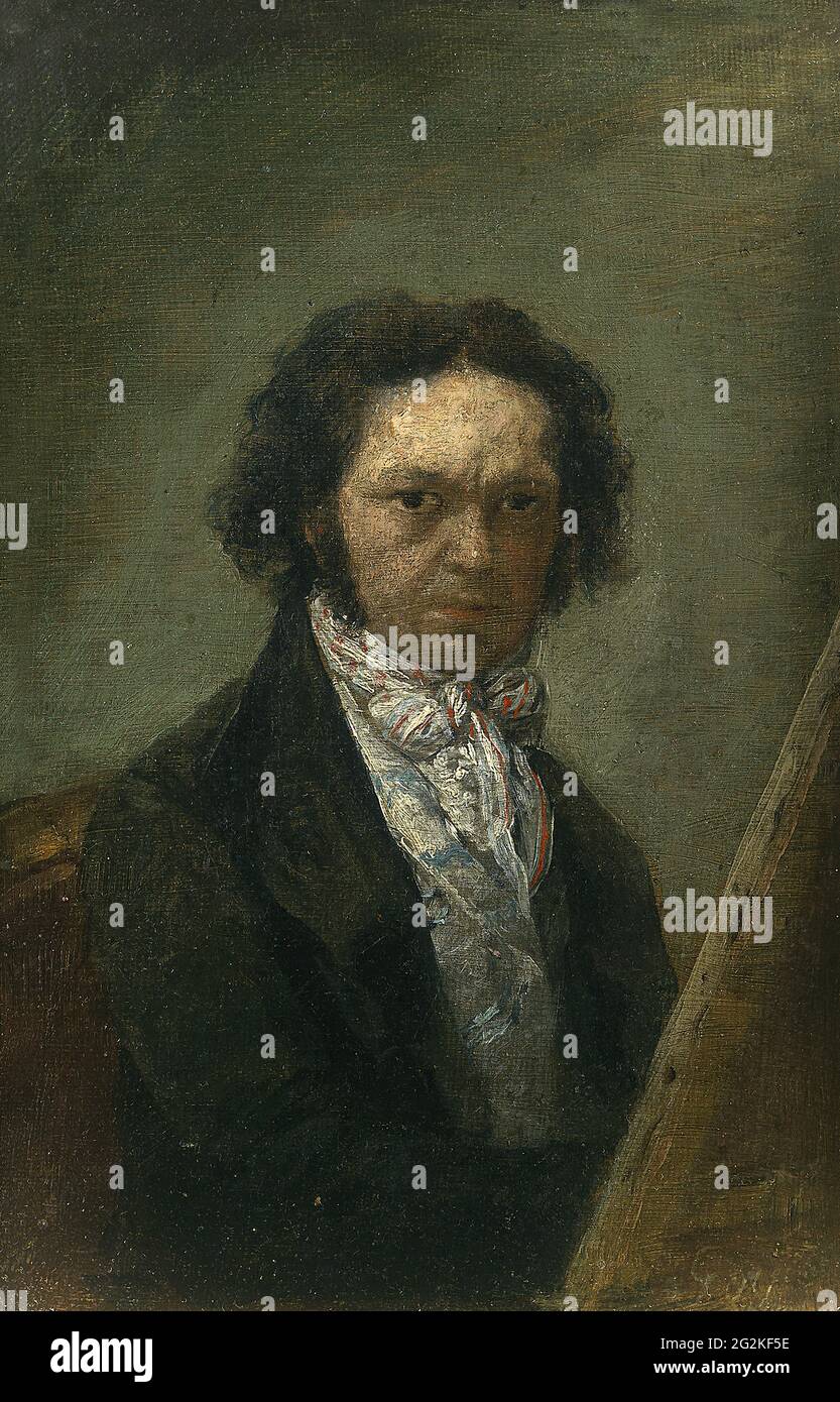 Francisco de Goya - self portrait 01 Stock Photo - Alamy