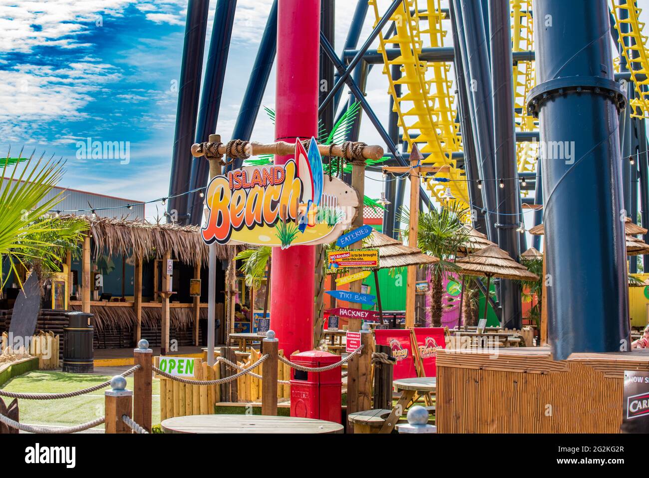 The Ride and Rollercoasters of Fantasty Island Amusement / Theme Park ...