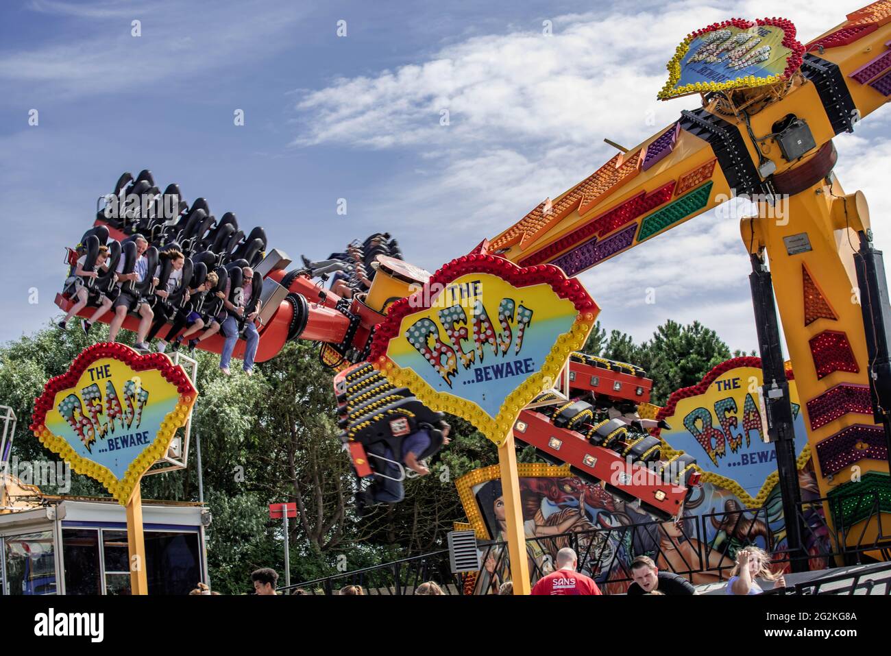 The Ride and Rollercoasters of Fantasty Island Amusement / Theme Park ...