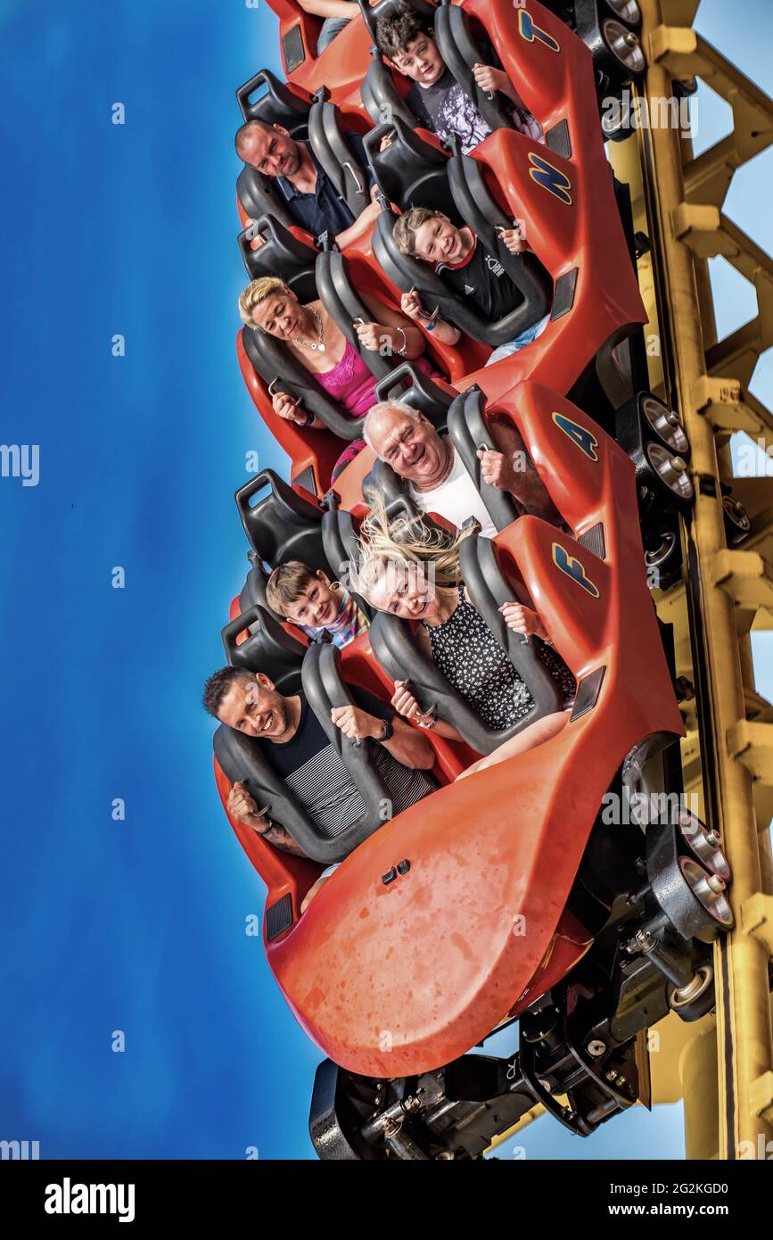 The Ride and Rollercoasters of Fantasty Island Amusement / Theme Park ...