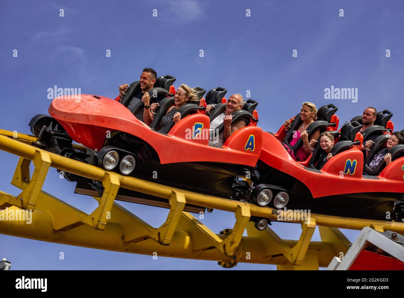 The Ride and Rollercoasters of Fantasty Island Amusement / Theme Park ...