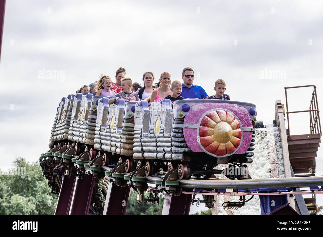 The Ride and Rollercoasters of Fantasty Island Amusement / Theme Park ...