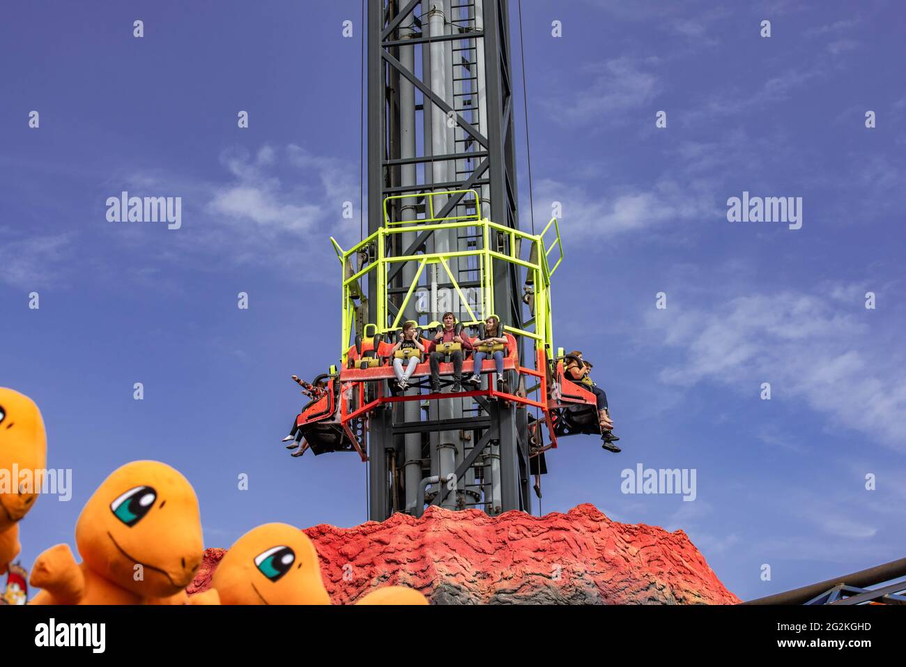 The Ride and Rollercoasters of Fantasty Island Amusement / Theme Park ...