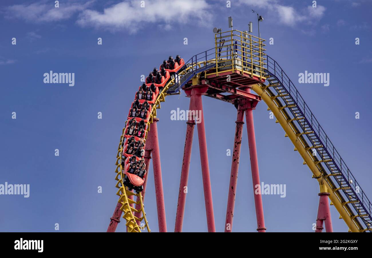The Ride and Rollercoasters of Fantasty Island Amusement / Theme Park ...