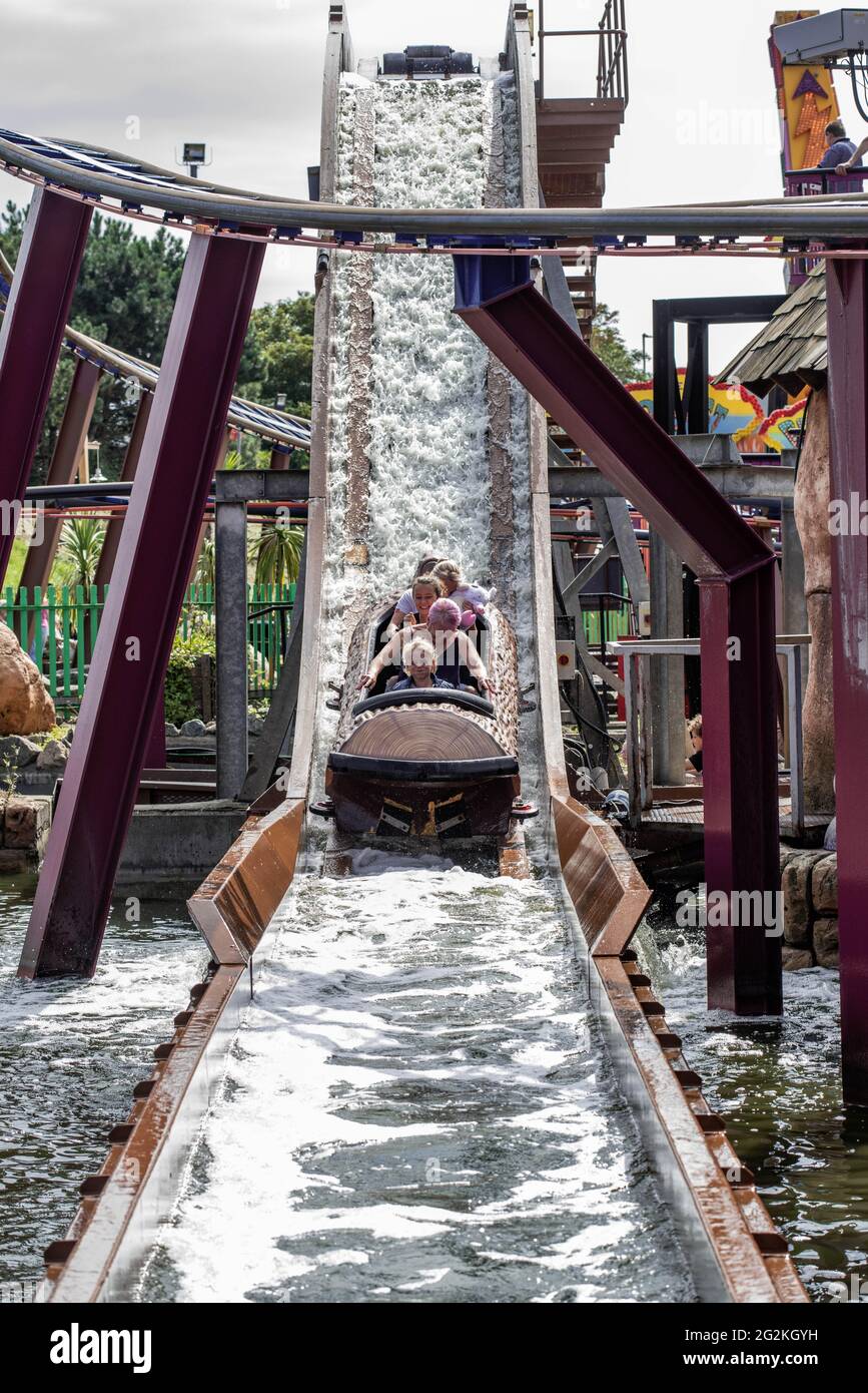 The Ride and Rollercoasters of Fantasty Island Amusement / Theme Park ...