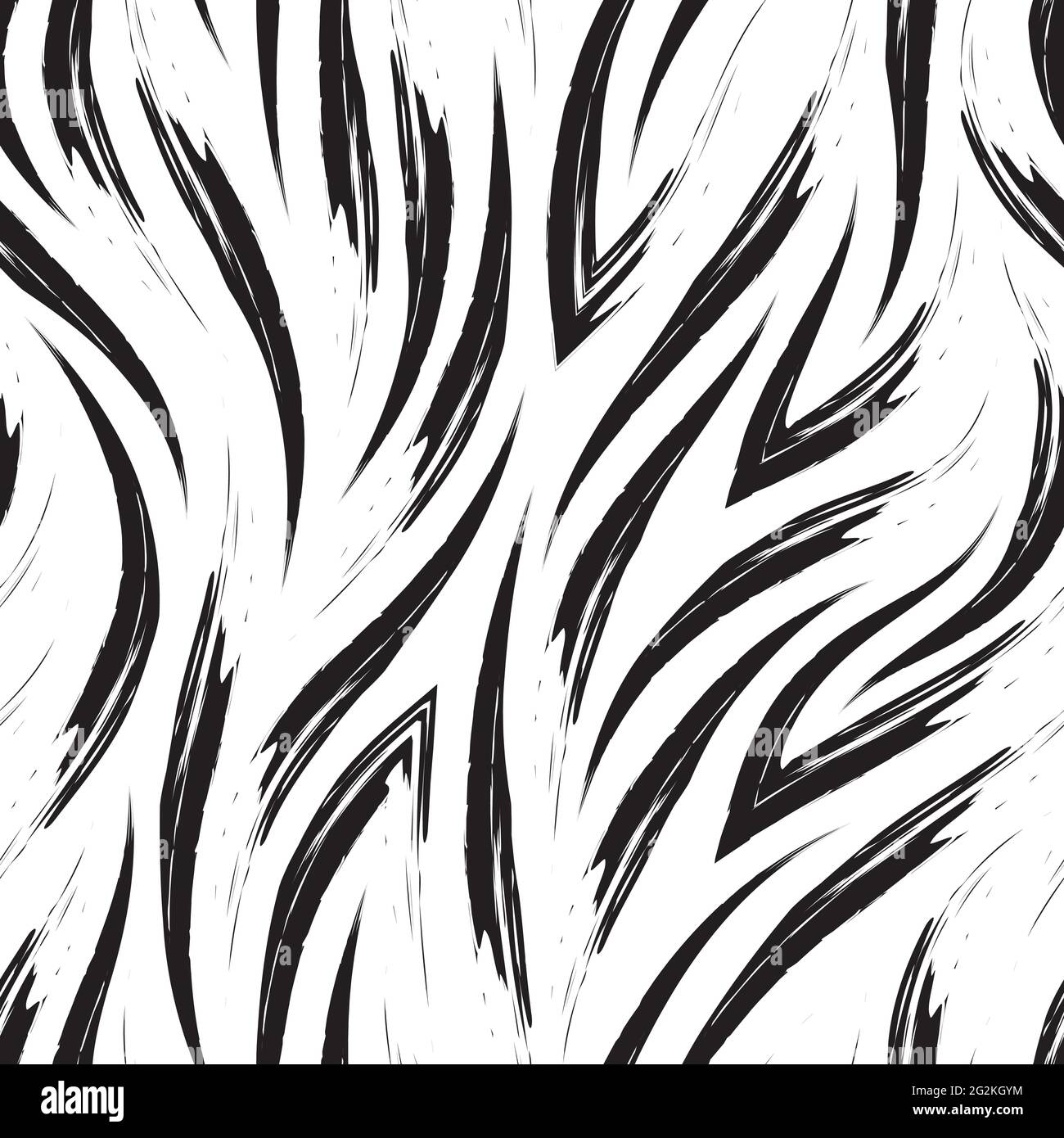 Vector simple monochrome pattern of flowing lines and corners or waves ...