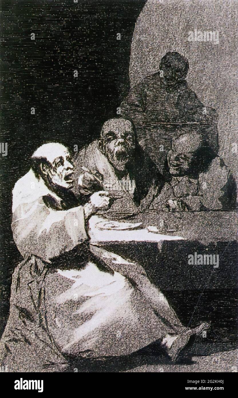 Francisco De Goya - They Are Hot 1798 Stock Photo - Alamy