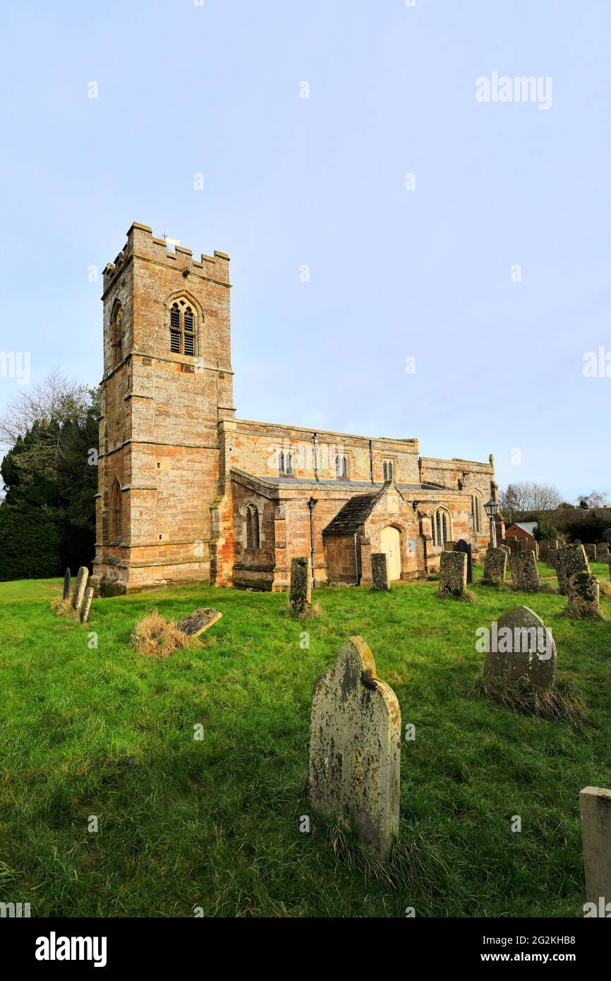St Mary the Virgin Church, Ayston village, Rutland; England; UK Stock ...