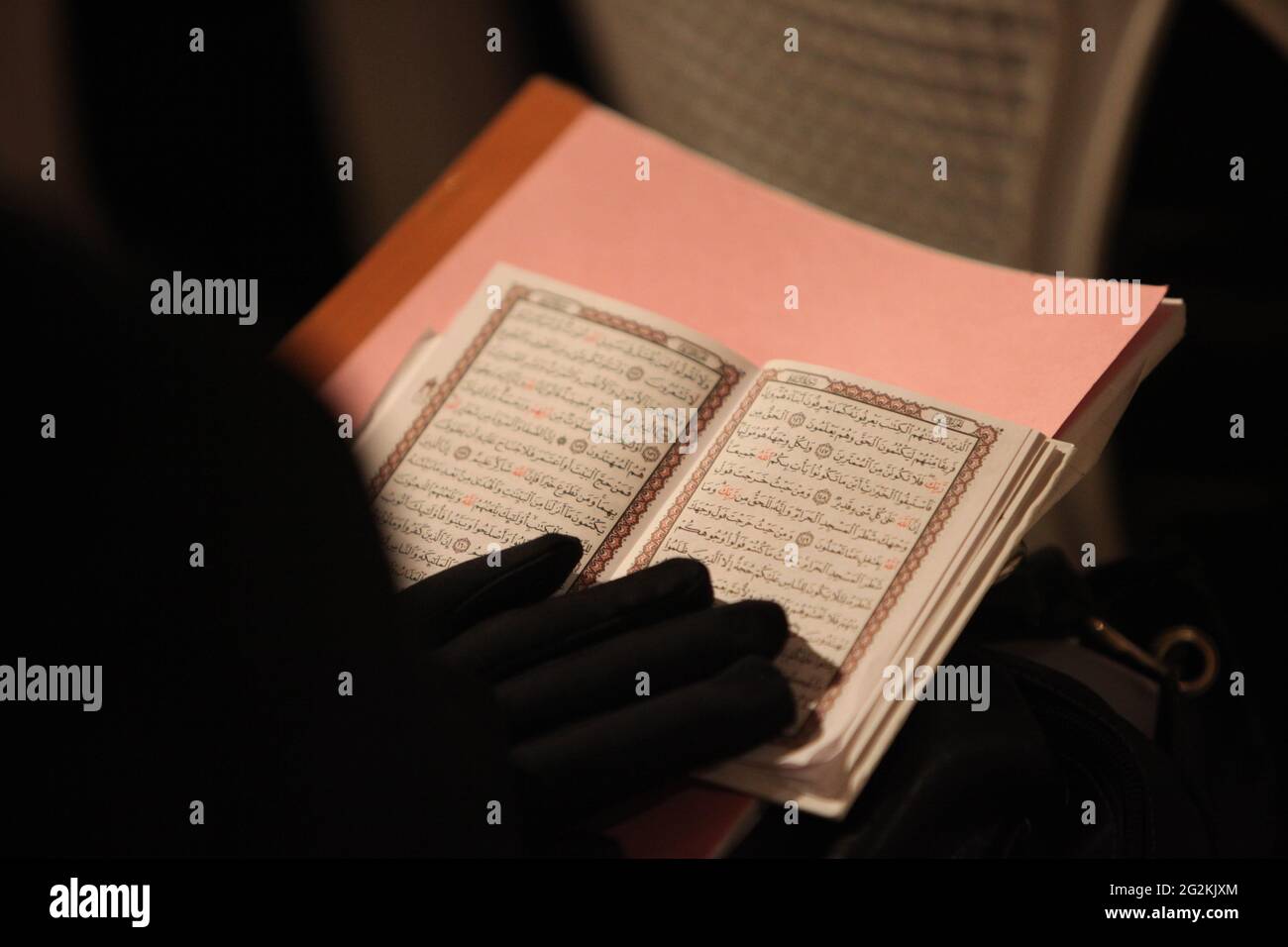 Reading an Arabic Book Stock Photo - Alamy