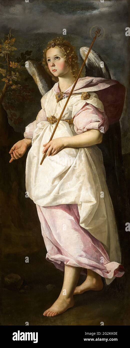 Francisco De Zurbarán - the Archangel Gab Stock Photo - Alamy