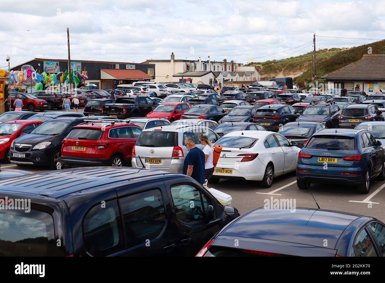 Car park camber sands hi-res stock photography and images - Alamy