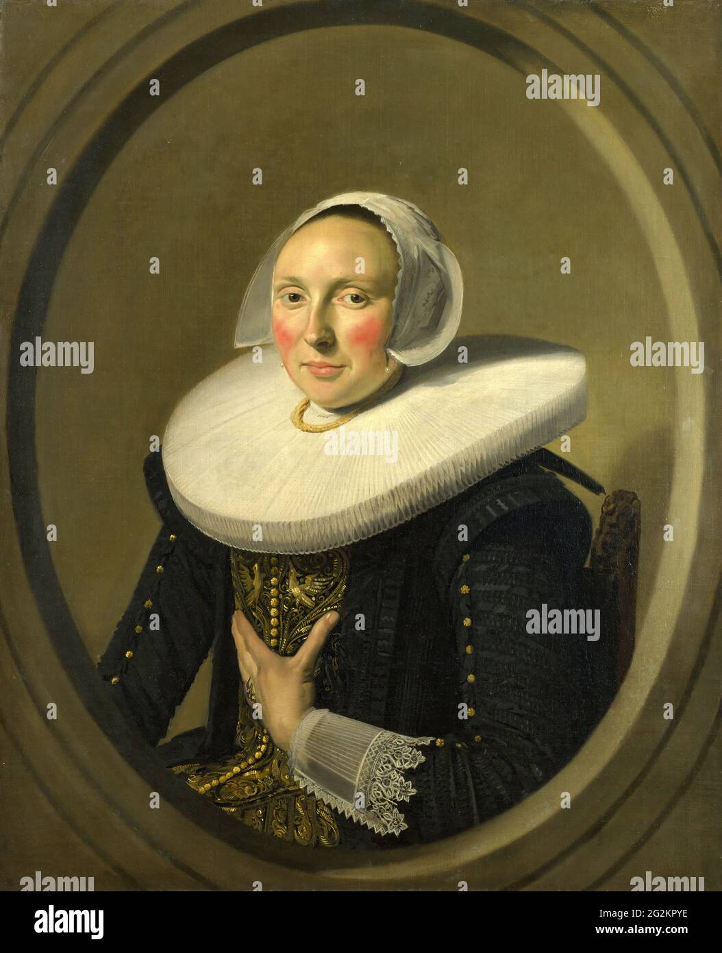 Frans Hals - Portrait of a Woman Marie Larp Stock Photo - Alamy